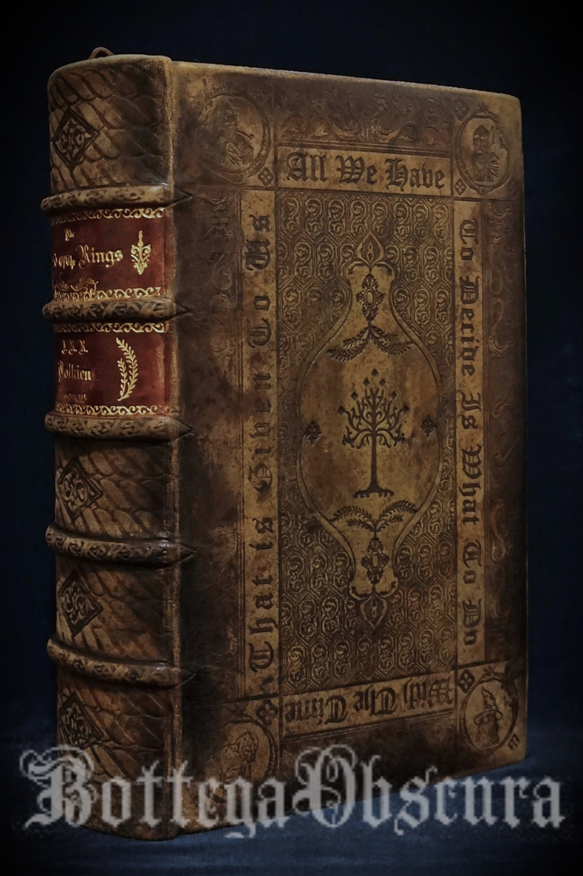 The Lord of the Rings, Hand sewn and hand bound book, Illustrated by J ...